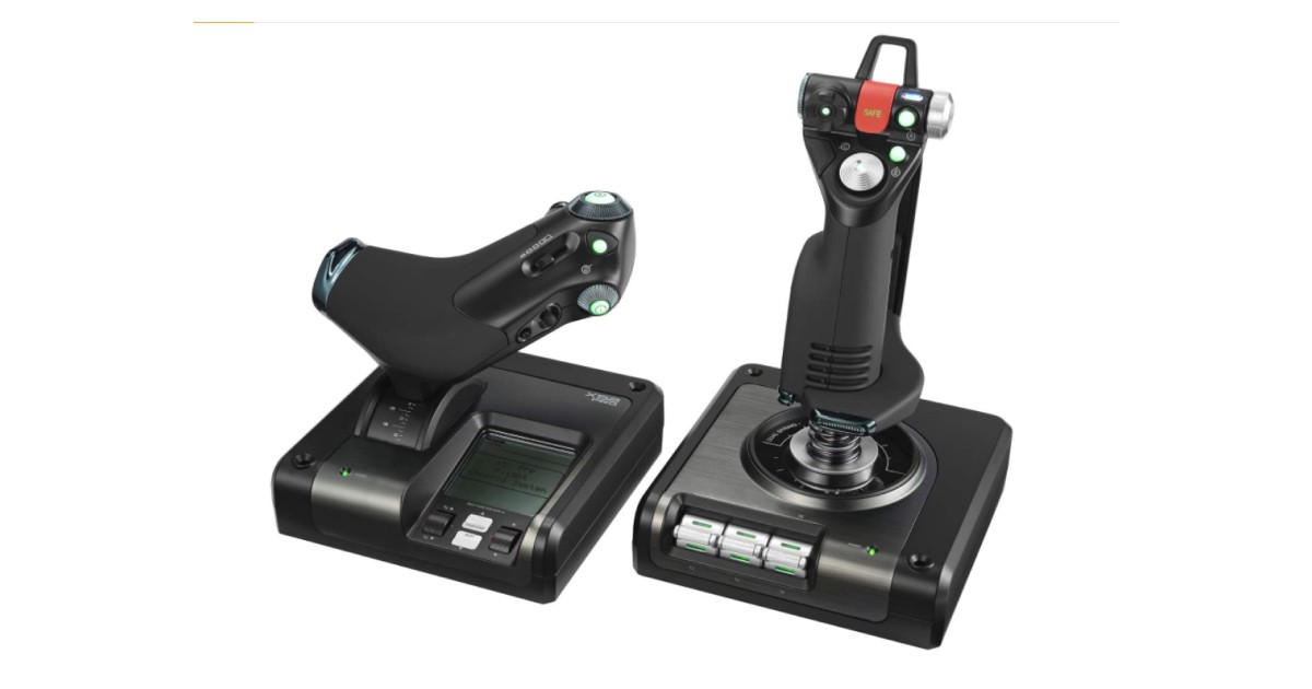 Joystick Logitech G Saitek Pro Flight Rhino za 569 zł w Amazon DE