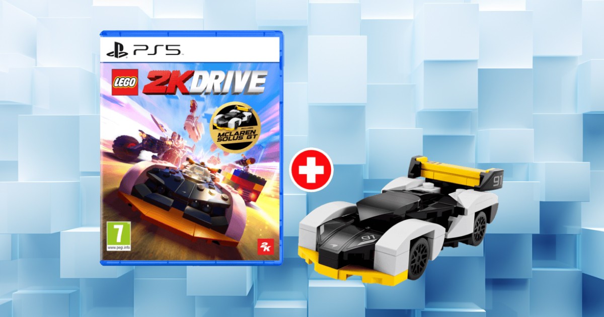 LEGO 2K Drive na PS5 + samochodzik LEGO McLaren za 189 zł w Media Markt