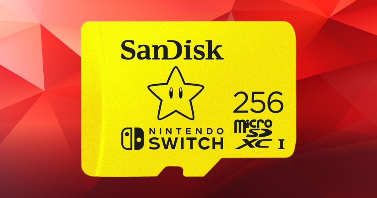Karty pamięci Sandisk 256GB dedykowana konsoli Nintendo Switch za 124 ...