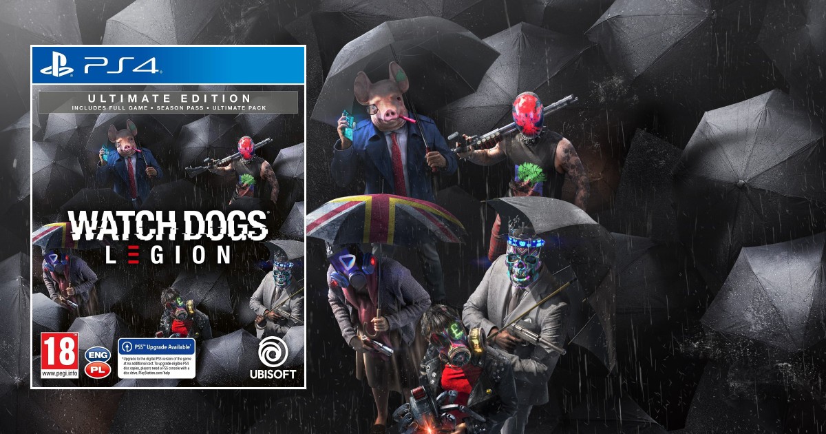 Pudełkowe Watch Dogs Legion Ultimate Edition na PS4 za 68 zł w sklepie ...