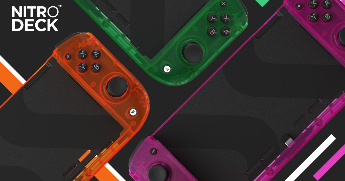 Przezroczyste wersje Nitro Deck do Nintendo Switch dostępne w ...