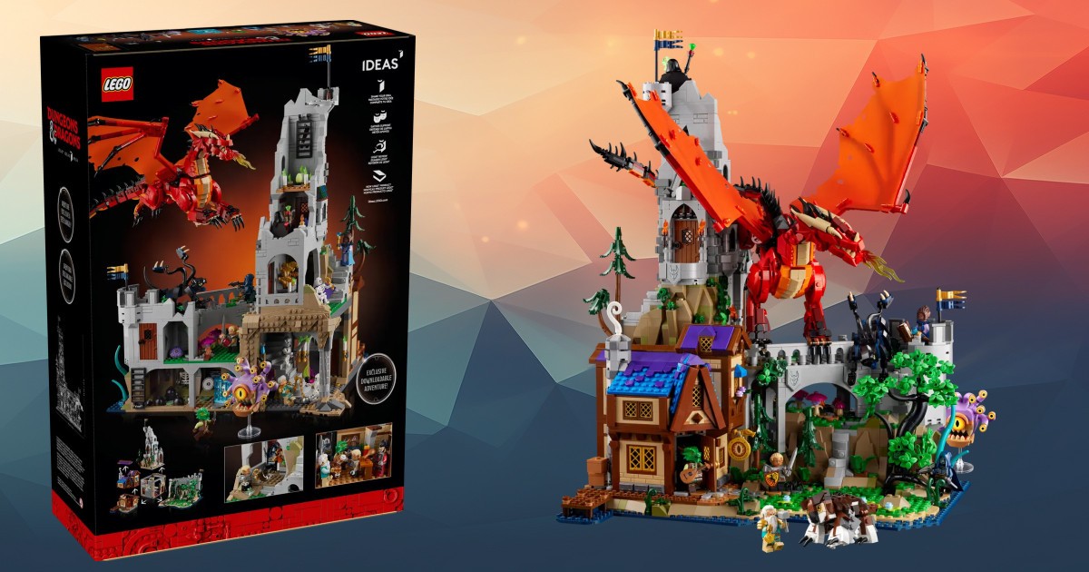 Zestaw LEGO IDEAS Dungeons & Dragons: Opowieść czerwonego smoka za 1699 ...
