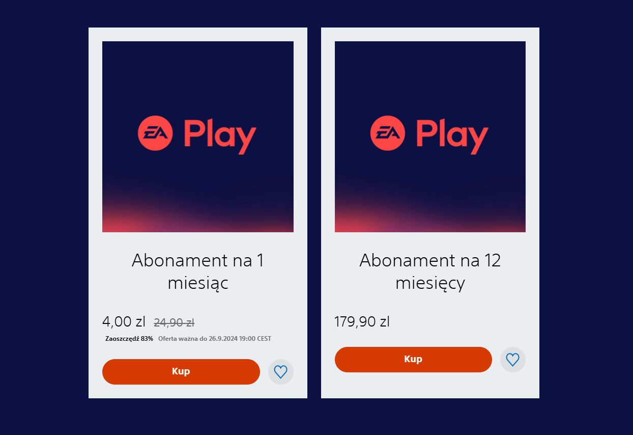 Miesiąc abonamentu EA Play za 4 zł dla nowych i powracających ...