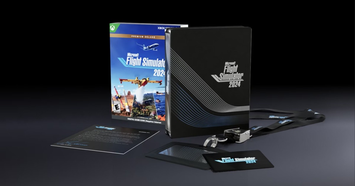 Microsoft Flight Simulator 2024 Premium Deluxe + Steelbook (PC + Xbox ...