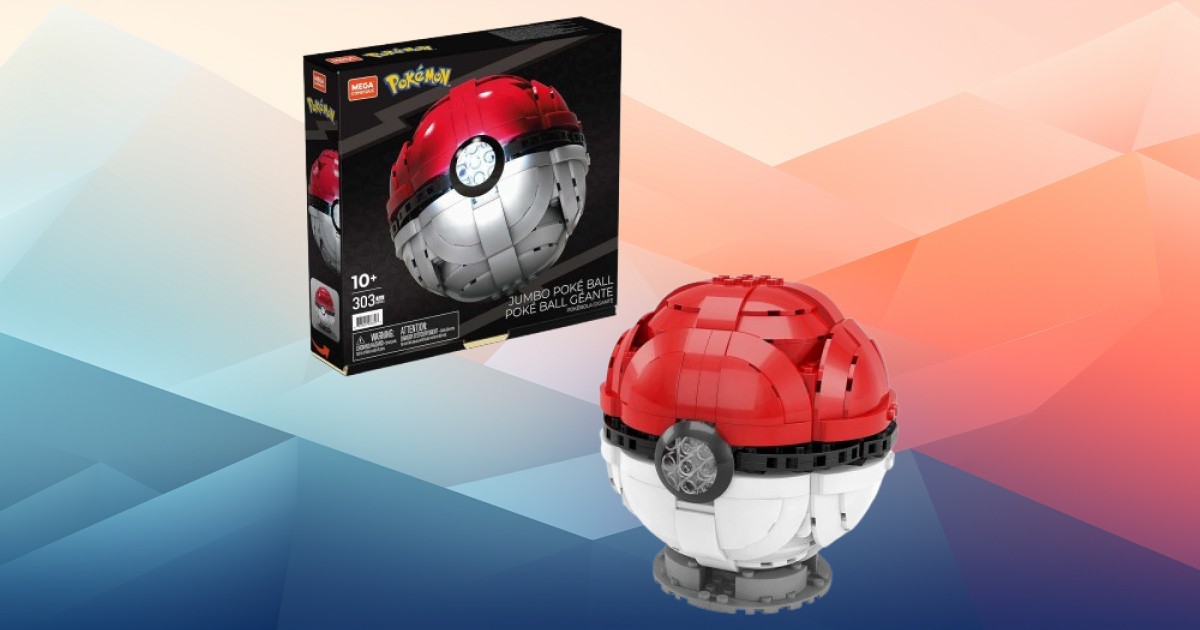 Klocki MEGA Pokemon - Duży PokeBall za 82,49 zł w Amazon PL