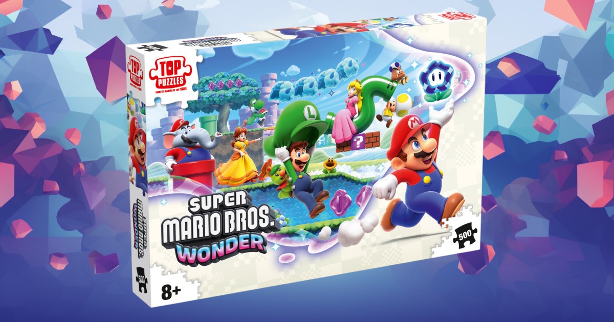 Puzzle Winning Moves Super Mario Bros. Wonder 500 elementów za 29,99 zł ...