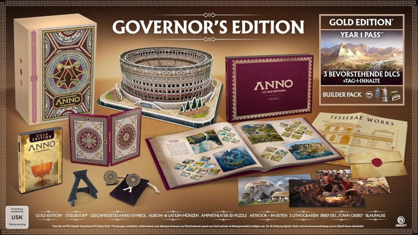 Kolekcjonerka Anno 117: Pax Romana Governor Edition na PC za 299 zł ...