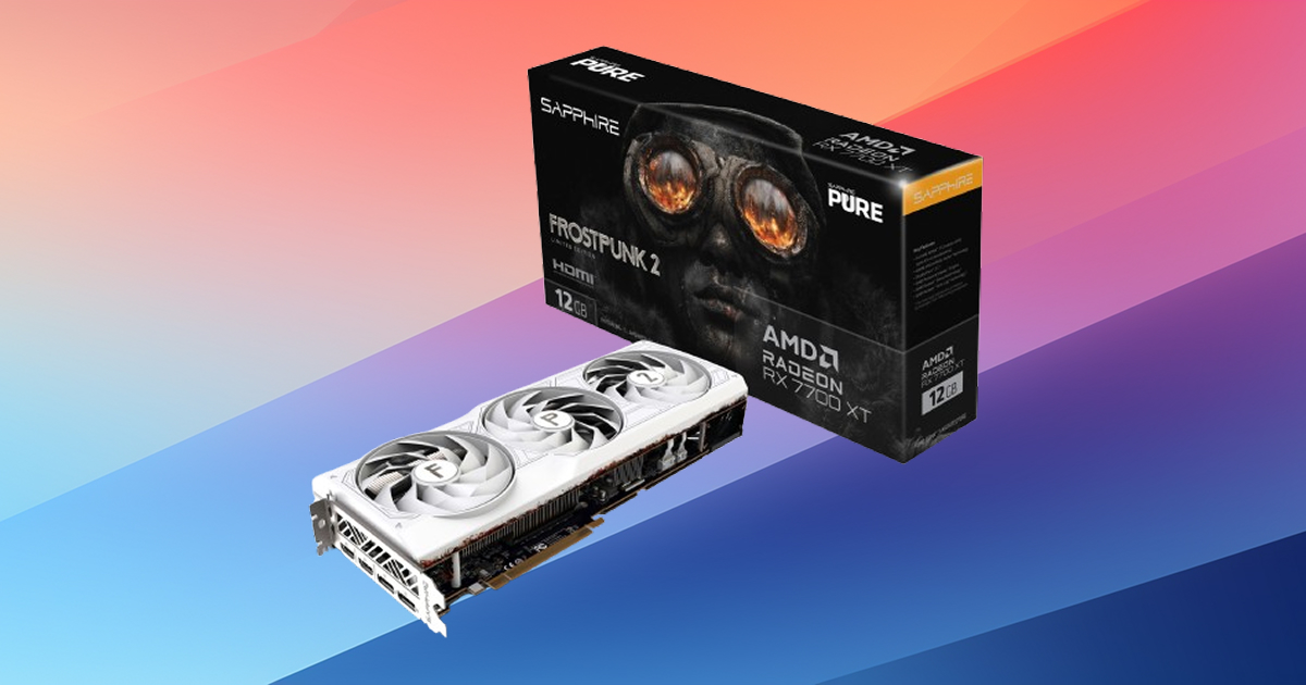 Karta graficzna Sapphire PURE Radeon RX 7700 XT Frostpunk 2 Edition za ...