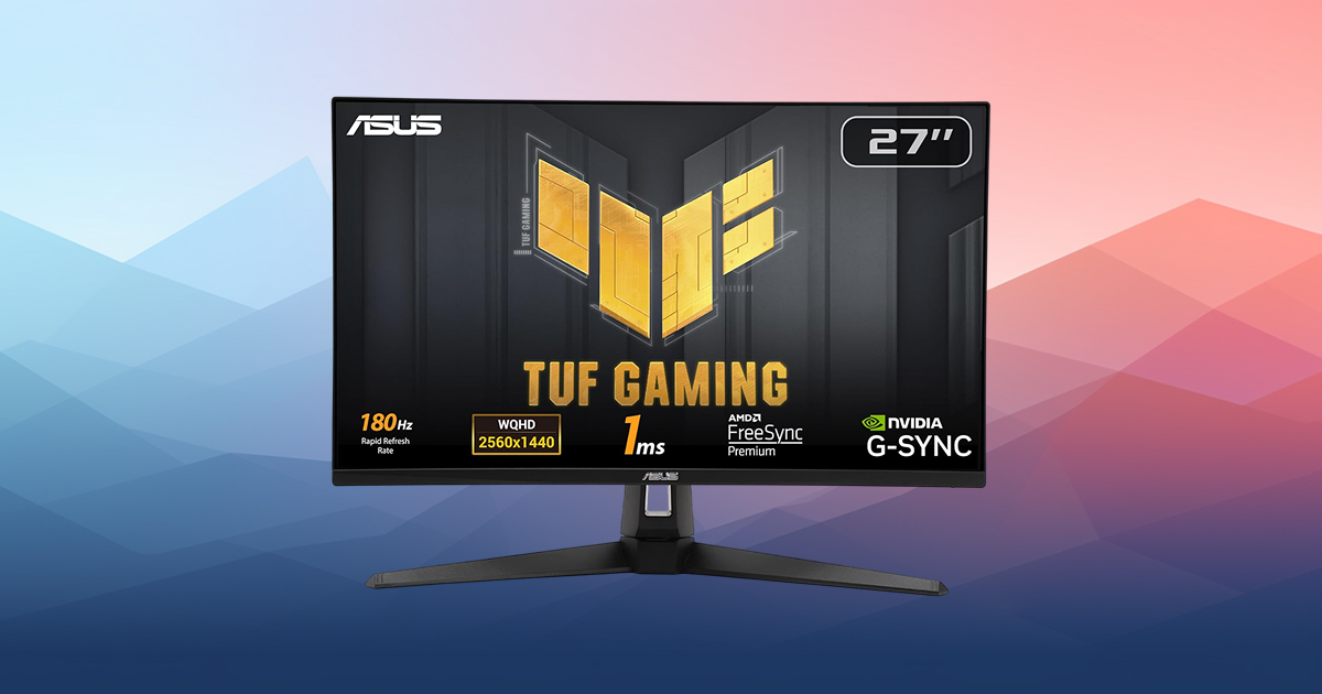 Monitor ASUS TUF Gaming VG27AQ3A (27", WQHD, 180Hz, 1ms) za 790 zł w ...