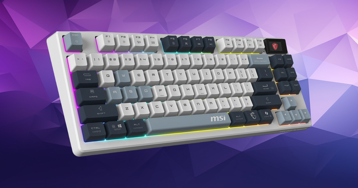 Bezprzewodowa klawiatura MSI Forge GK600 TKL SKY za 279 zł w Media Expert