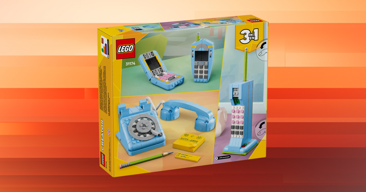 LEGO Creator 3w1 Telefon w stylu retro za 85,98 zł (cena katalogowa 129 ...
