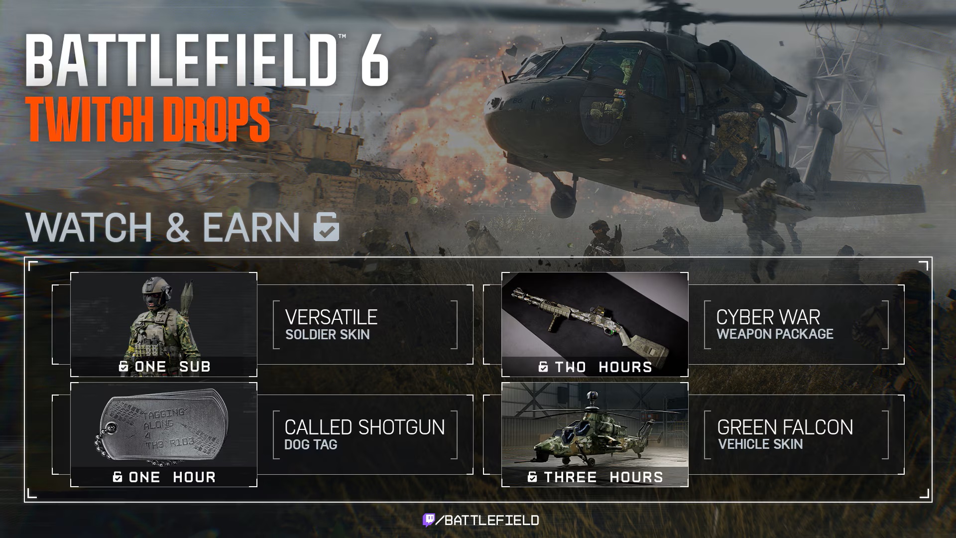 Fanty do Battlefield 6 za darmo. Wystarczy obejrzeć stream na Twitchu