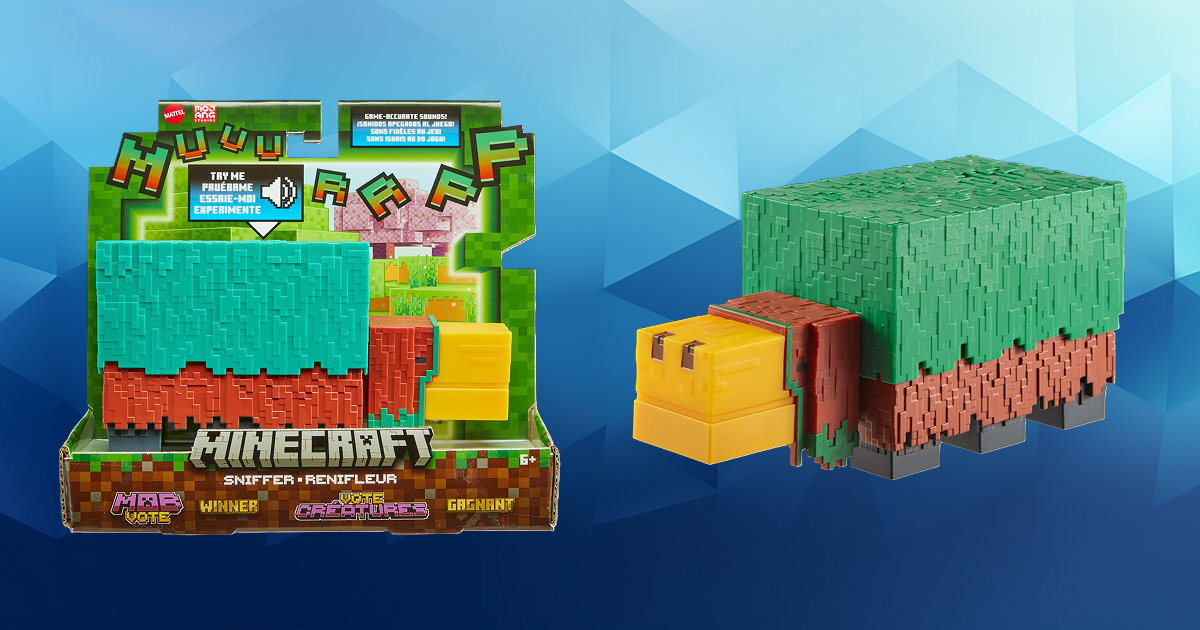Promocja na figurki Minecraft w Media Expert. Niuchacz za 39,99 zł ...