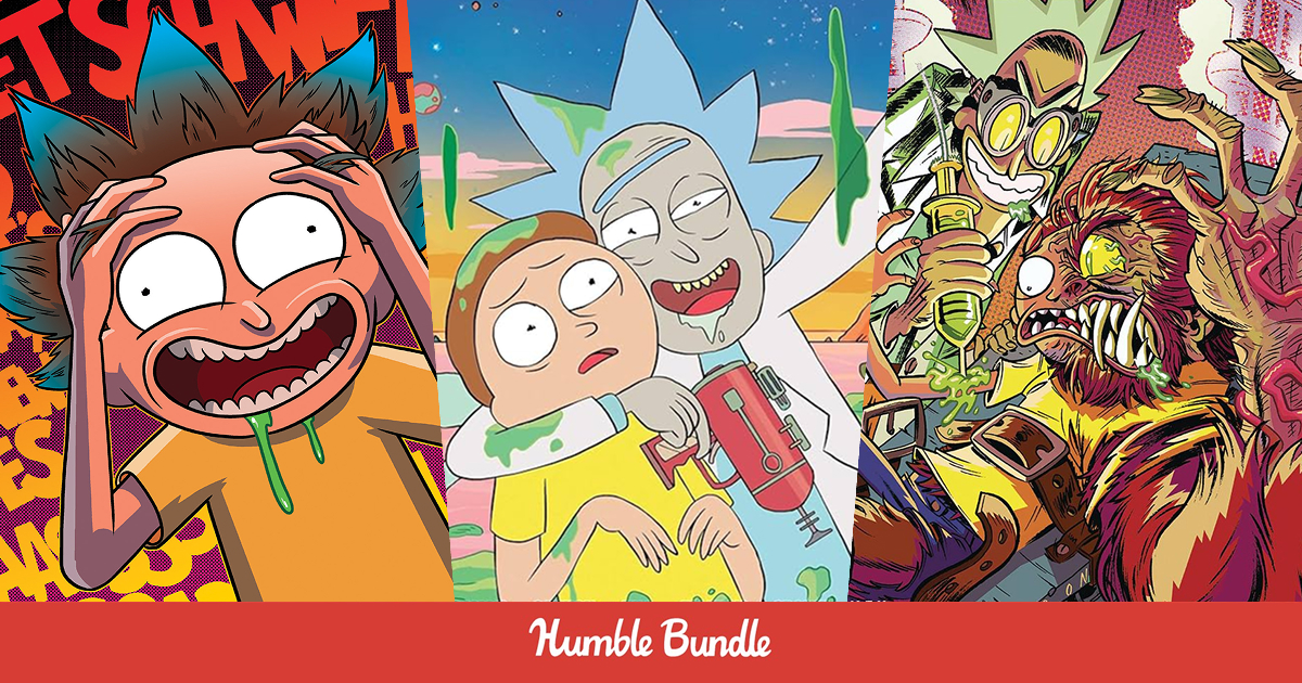 Zestaw Humble Rick and Morty Bundle. Ogromna kolekcja aż 217 komiksów ...