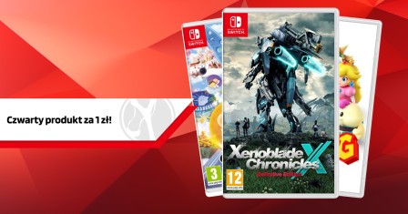 Promocje na gry Nintendo Switch 1 i 2 w Media Markt. Kup 3, a czwartą ...
