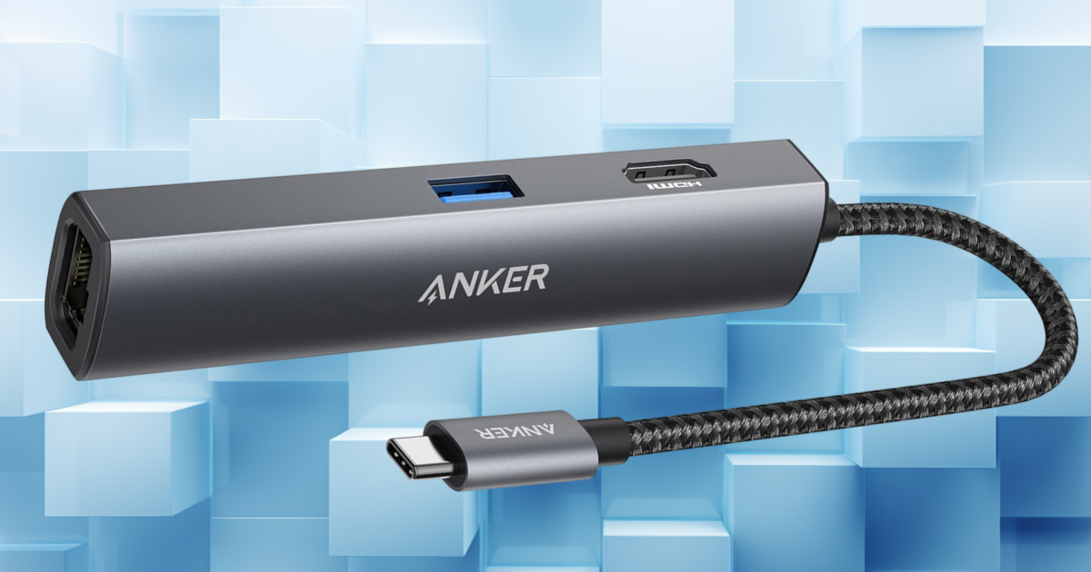 Hub USB-C Anker PowerExpand+ z Ethernet i HDMI za 98,97 zł w Amazon PL