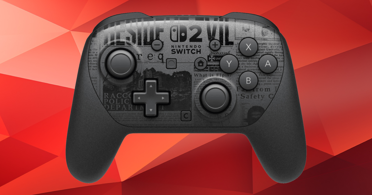 Preorder Nintendo Switch 2 Pro Controller Resident Evil Requiem Edition ...