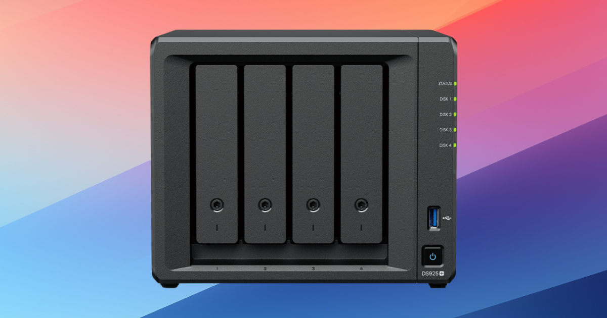 NAS Synology DiskStation DS925+ z miejscem na 4 dyski (rozszerzalne do ...