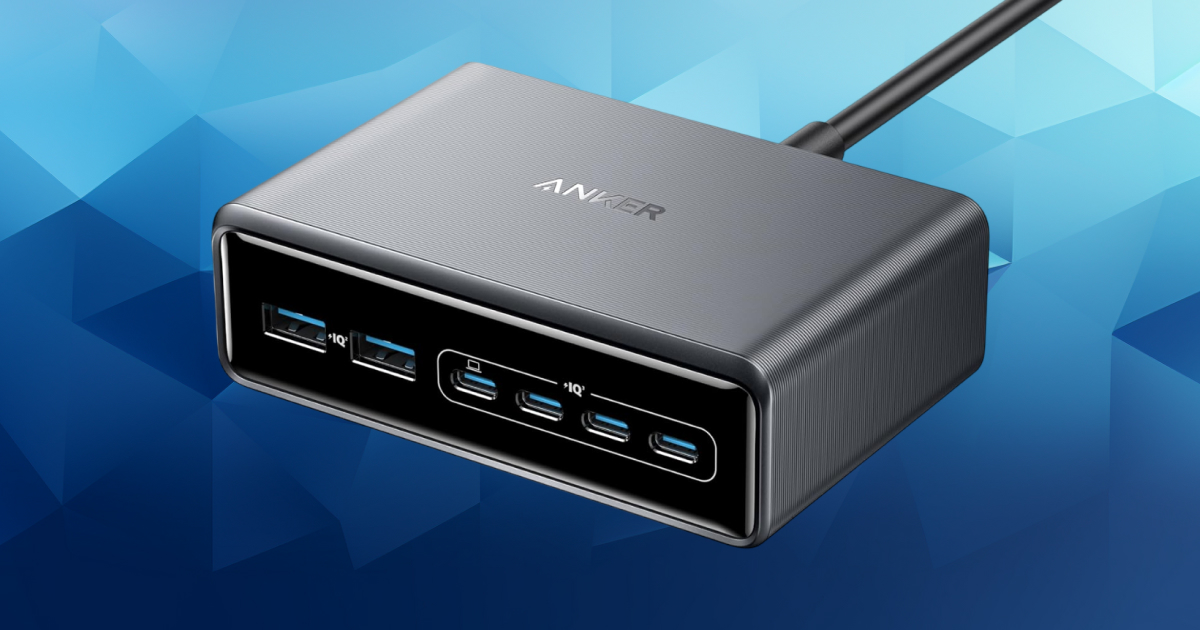 Stacja ładująca Anker Prime 200W GaN 2x USB-A, 4x USB-C z PD za 249 zł ...