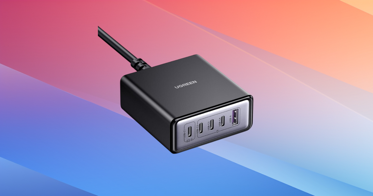 Ładowarka 5w1 UGREEN (65W, USB-C, GaN) już za 97,99 zł (zamiast 139,99 ...