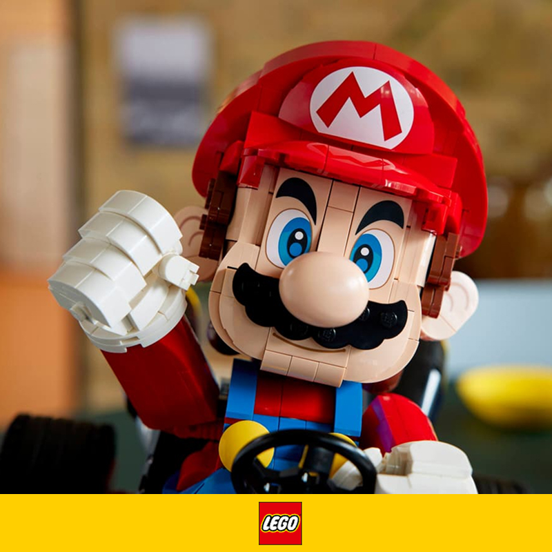 Promocja na LEGO Super Mario w Amazon PL. Zestaw Mario i Standard Kart ...