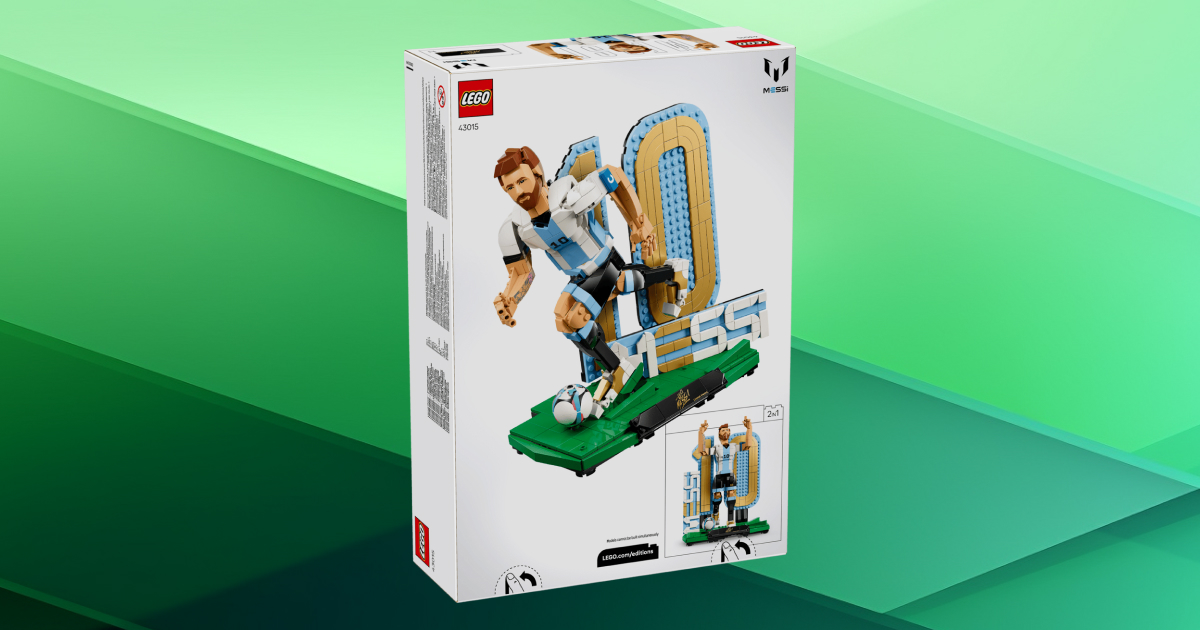 LEGO Editions Lionel Messi piłkarska legenda za 296,37 zł (cena ...